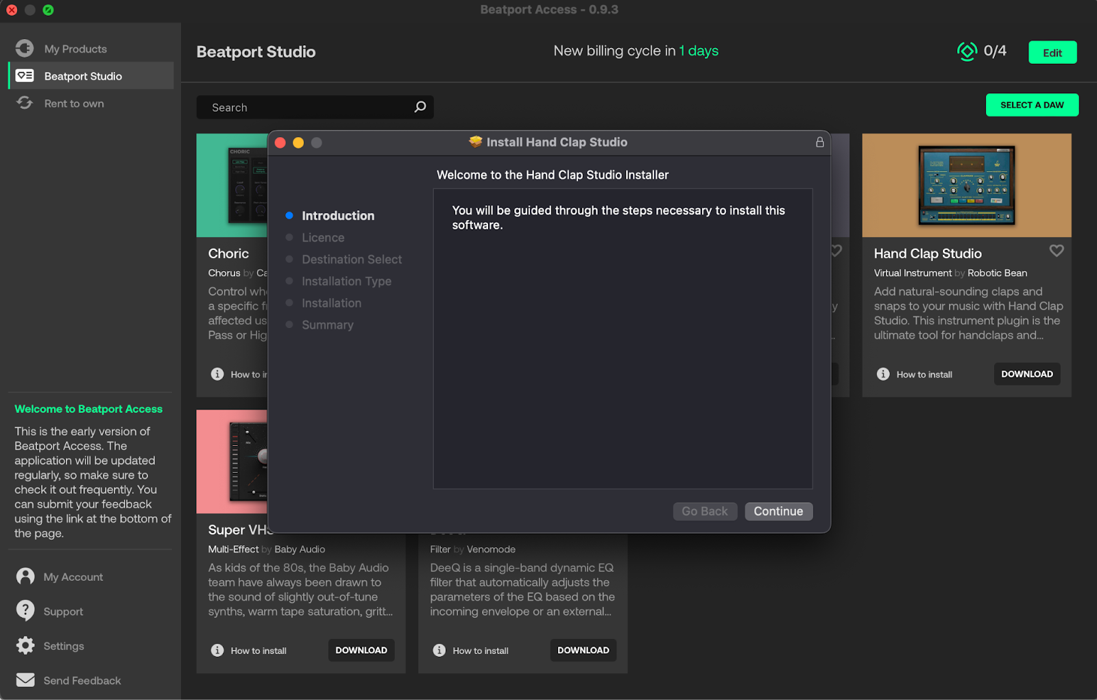 How do I download and install the plugins I’ve selected as part of my Beatport Studio membership ...